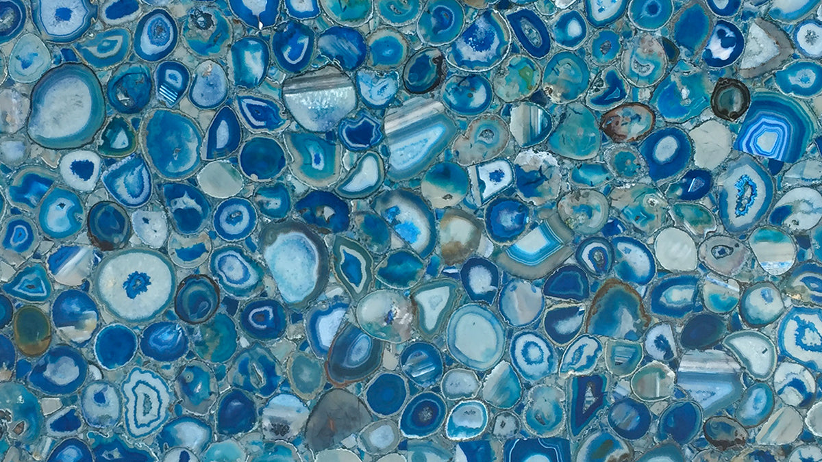 Backlit Blue Agate Stone | Luxury Countertops, Bars & Slabs by ...